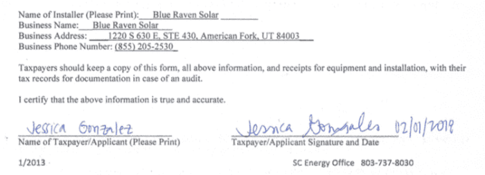 South Carolina Solar Tax Credit Guide | Blue Raven Solar Blog